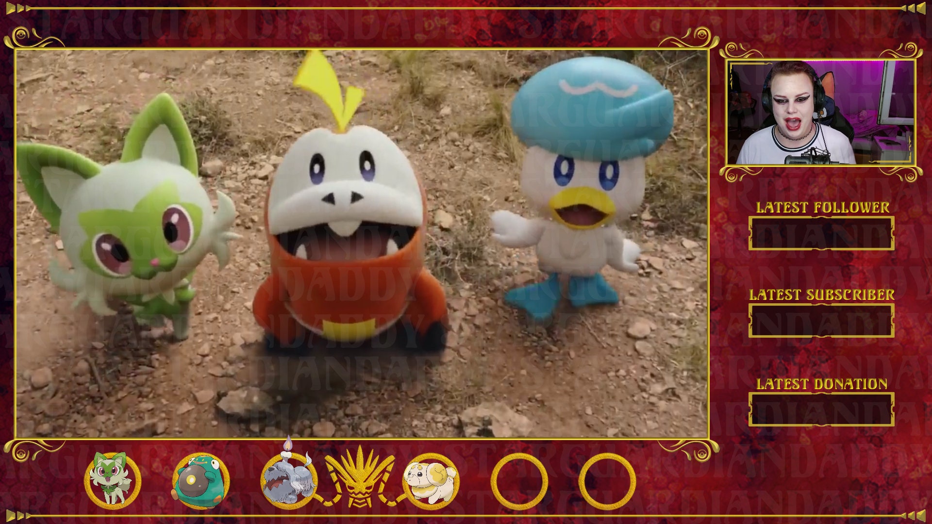 Pokemon Scarlet Theme - Twitch / Youtube Overlay - Stream Overlay ...