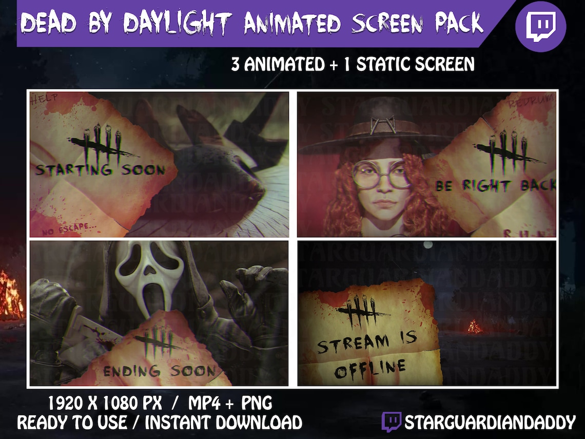 Dead by Daylight - Killer/survivor - DBD Theme - Twitch Animated Stream ...