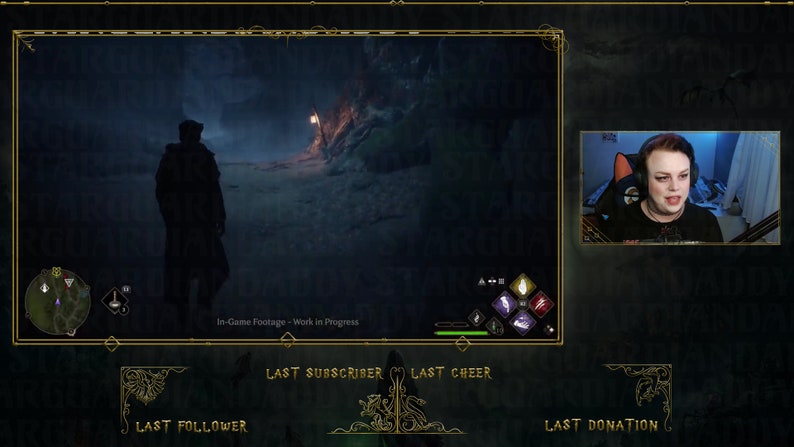 Hogwarts Legacy Themed Overlay - Harry P Layout - Twitch / Youtube - Etsy
