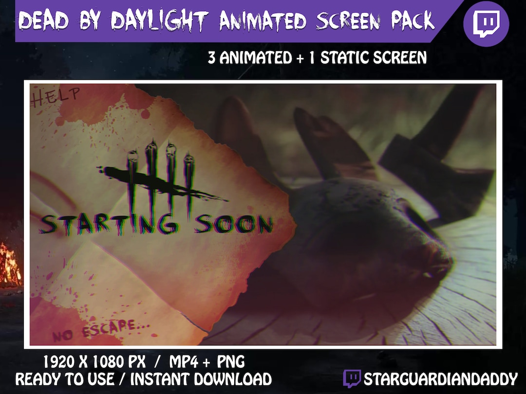 Dead by Daylight Killer/survivor DBD Theme Twitch - Etsy