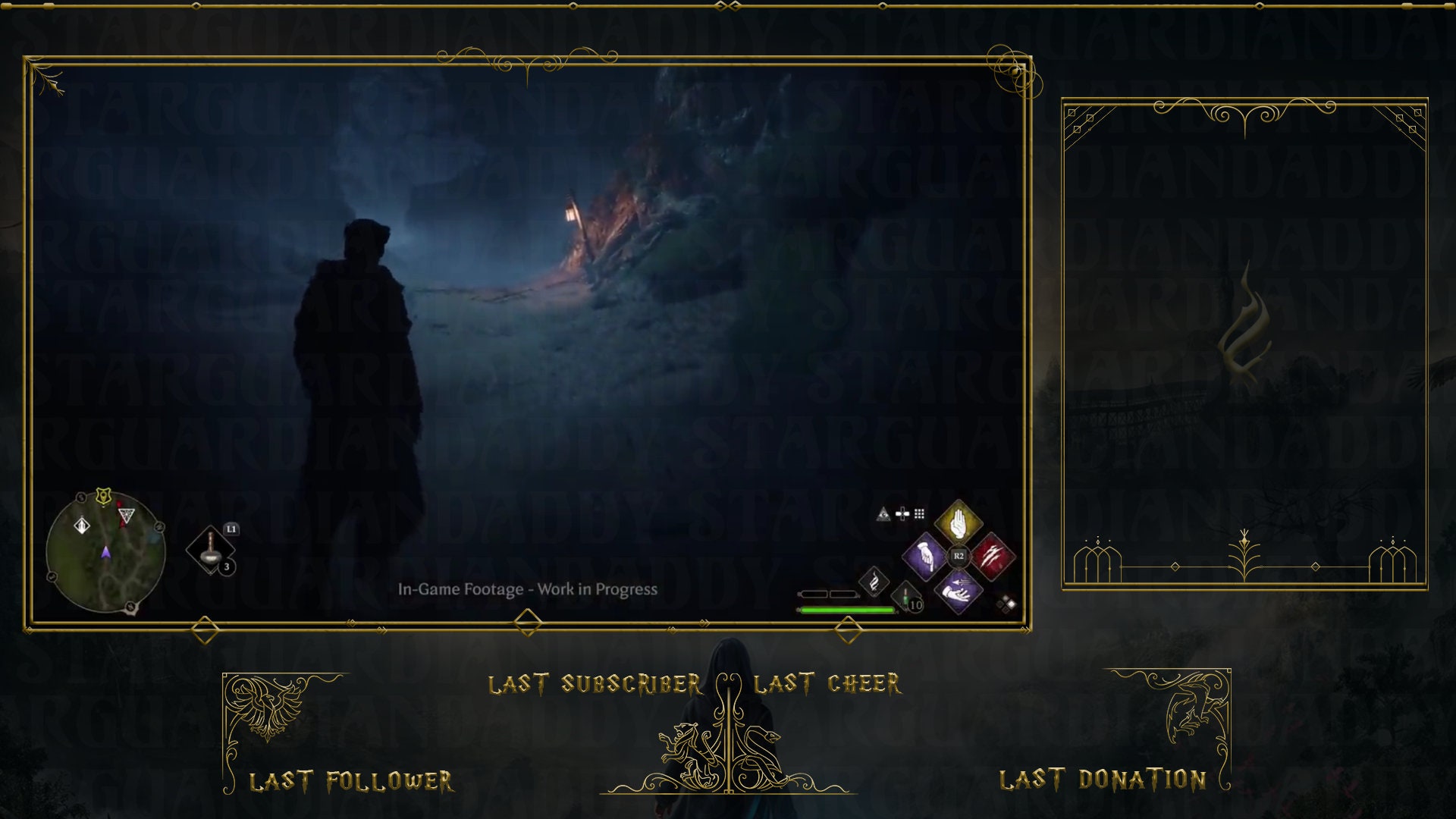 Hogwarts Legacy Themed Overlay - Harry P Layout - Twitch / Youtube - Etsy