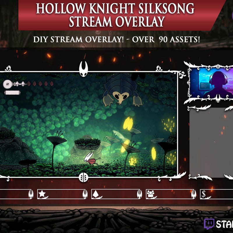 Knight Chatting Overlay - Etsy