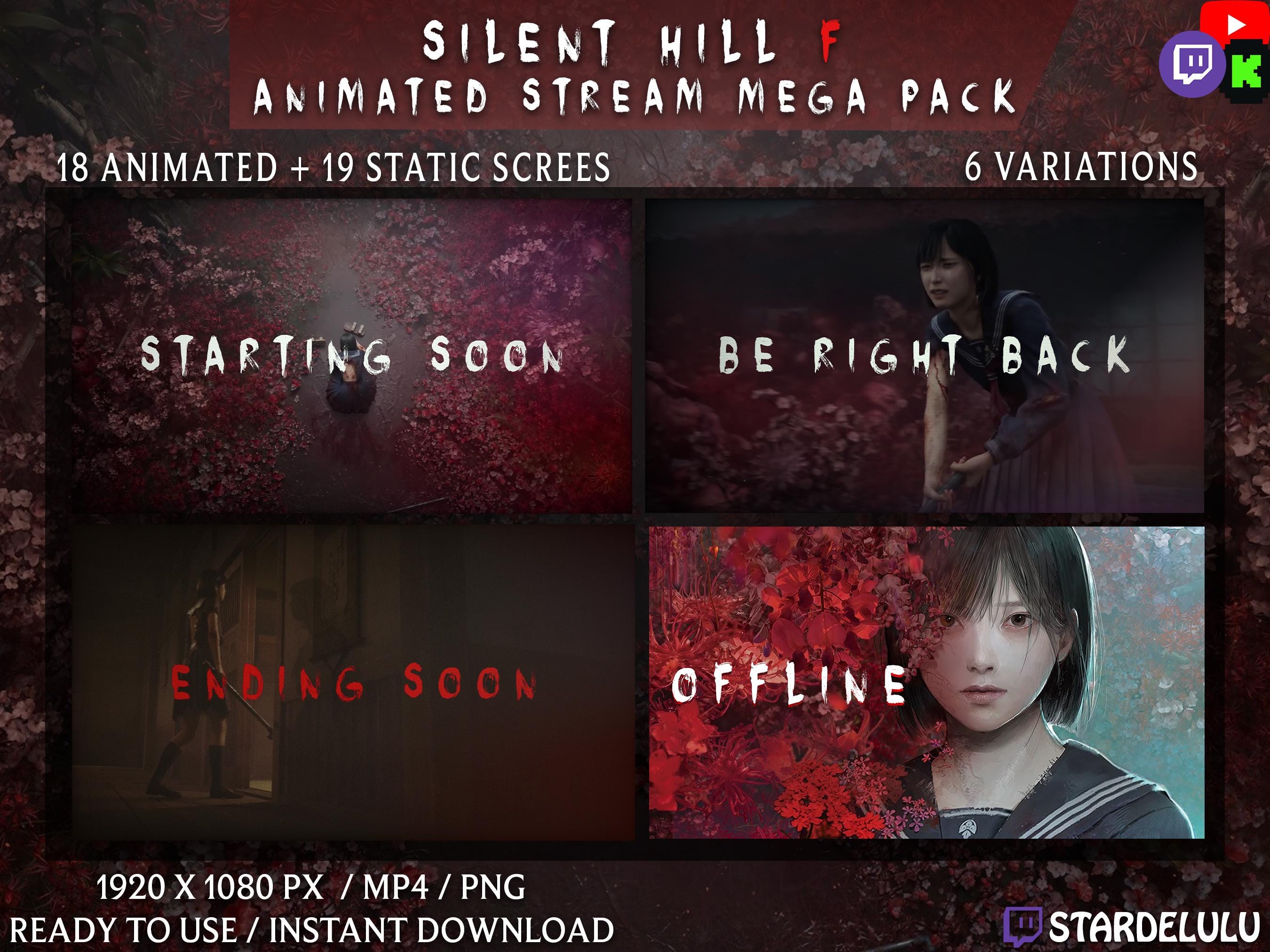 Silent Hill F Animated Stream MEGA PACK - Over 150+ Assets ...