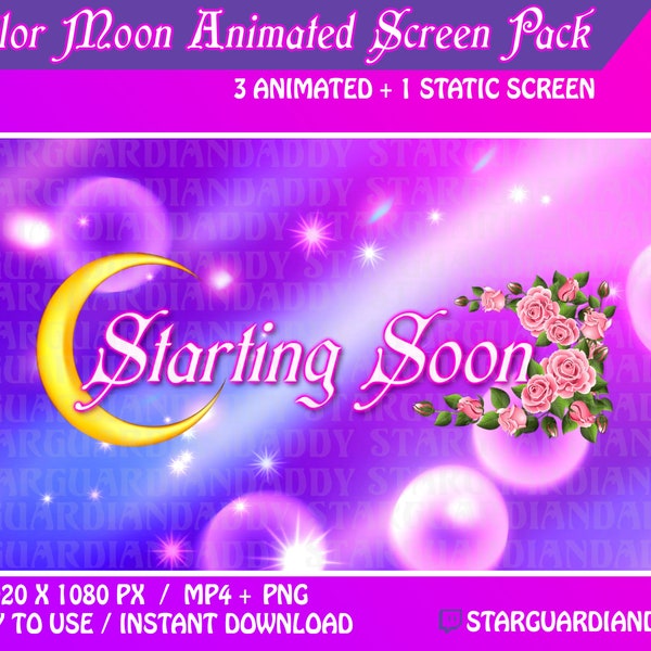 Sailor Moon Starting Soon - Etsy UK