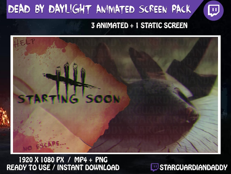 Dead by Daylight - Killer/survivor - DBD Theme - Twitch Animated Stream ...