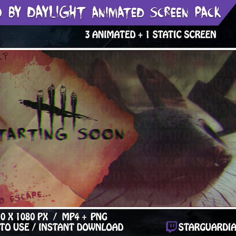 Dead by Daylight Twitch Overlay - Etsy