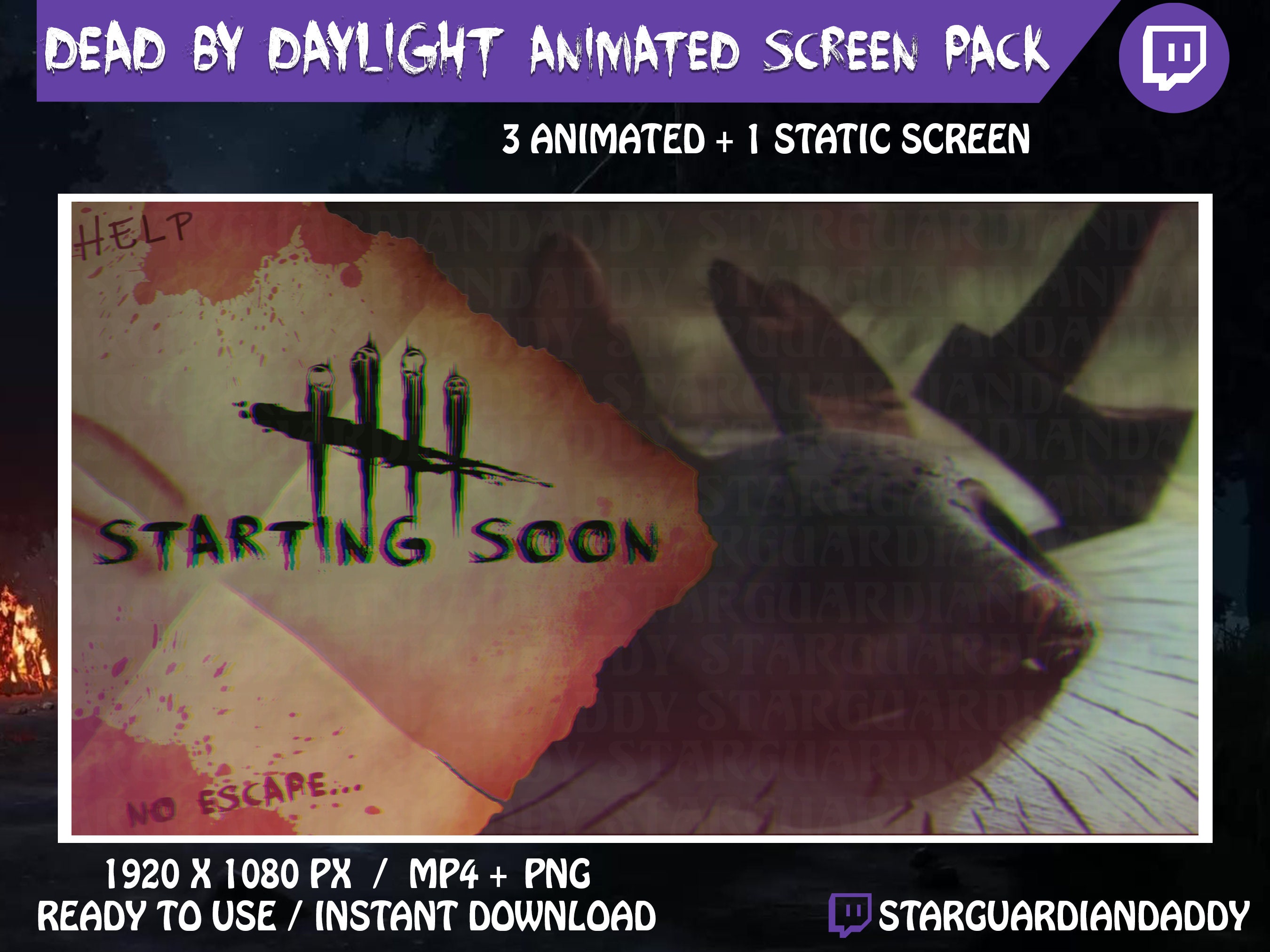 Dead by Daylight - Killer/survivor - DBD Theme - Twitch Animated Stream ...