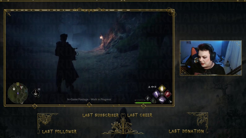 Hogwarts Legacy Themed Overlay - Harry P Layout - Twitch / Youtube - Etsy
