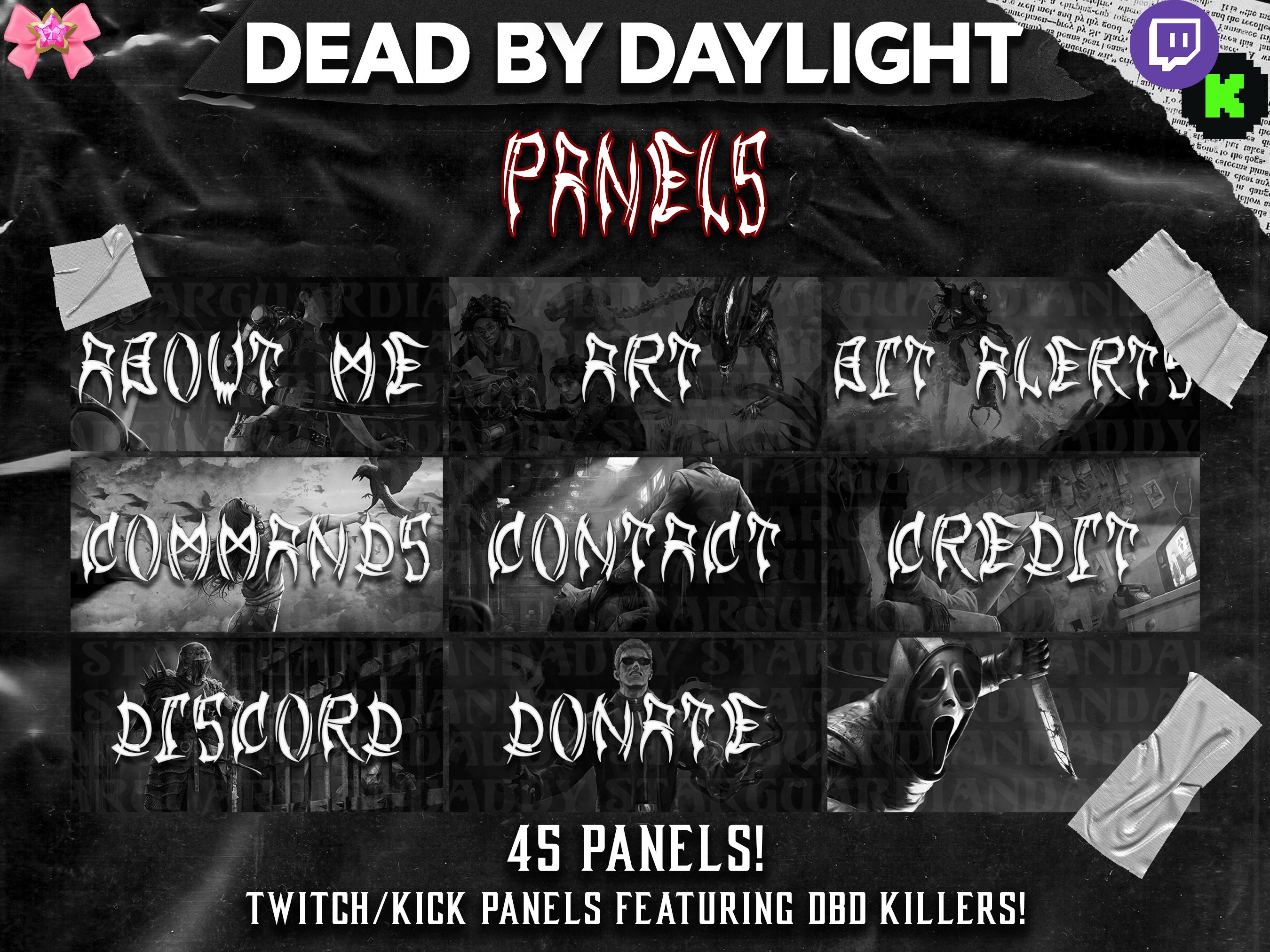 Dead by Daylight 45 Panels Killer/survivor DBD Theme - Etsy