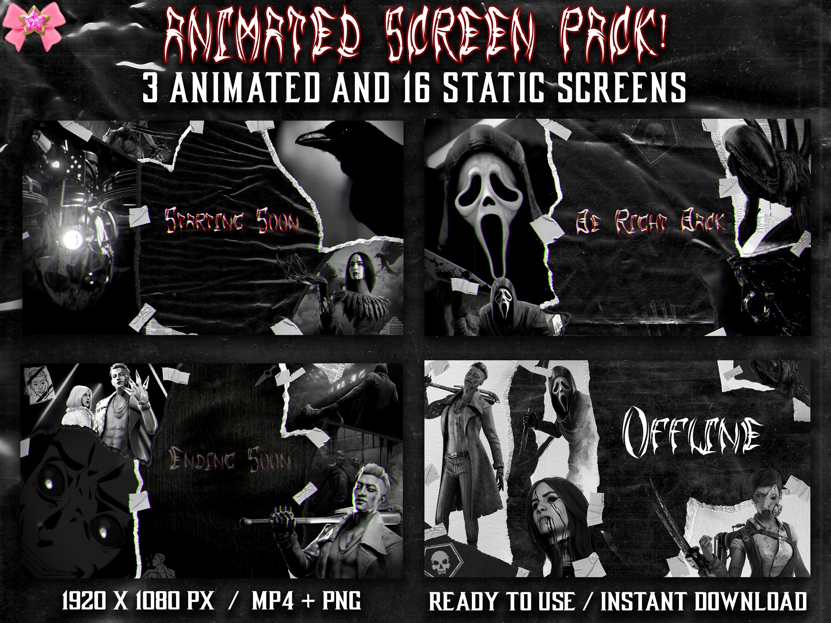 NEW Dead by Daylight - Killer/survivor -DBD Theme- Twitch/kick Animated ...