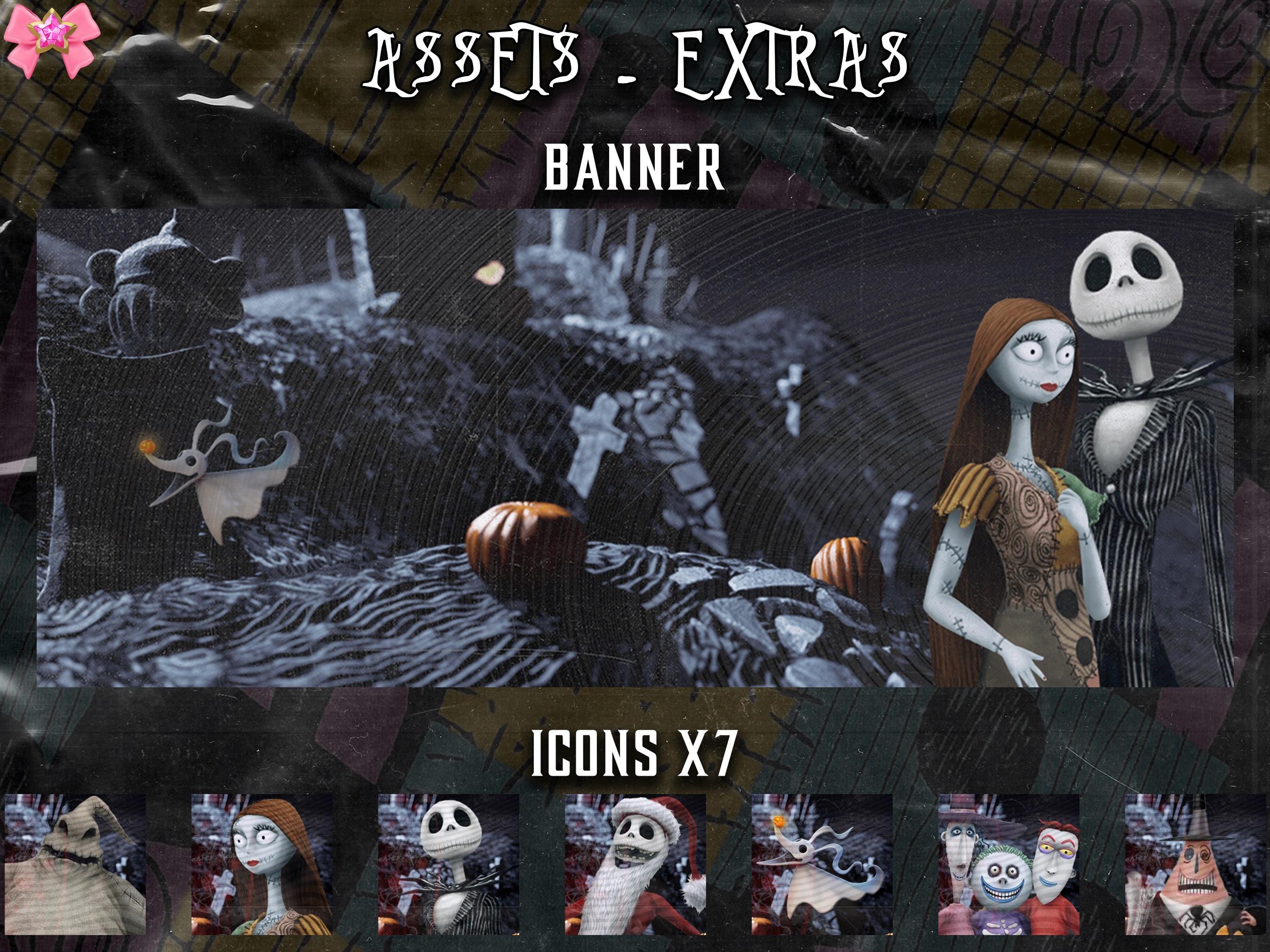 Nightmare Before Christmas Halloween Stream Pack - Over 100+ Assets ...