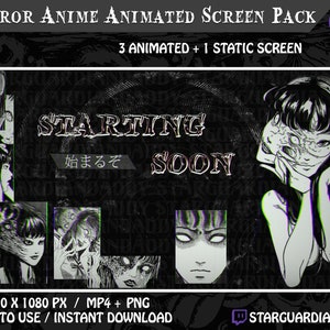 Dark Horror Anime - Manga - Junji Ito - Twitch & Kick Animated Stream ...