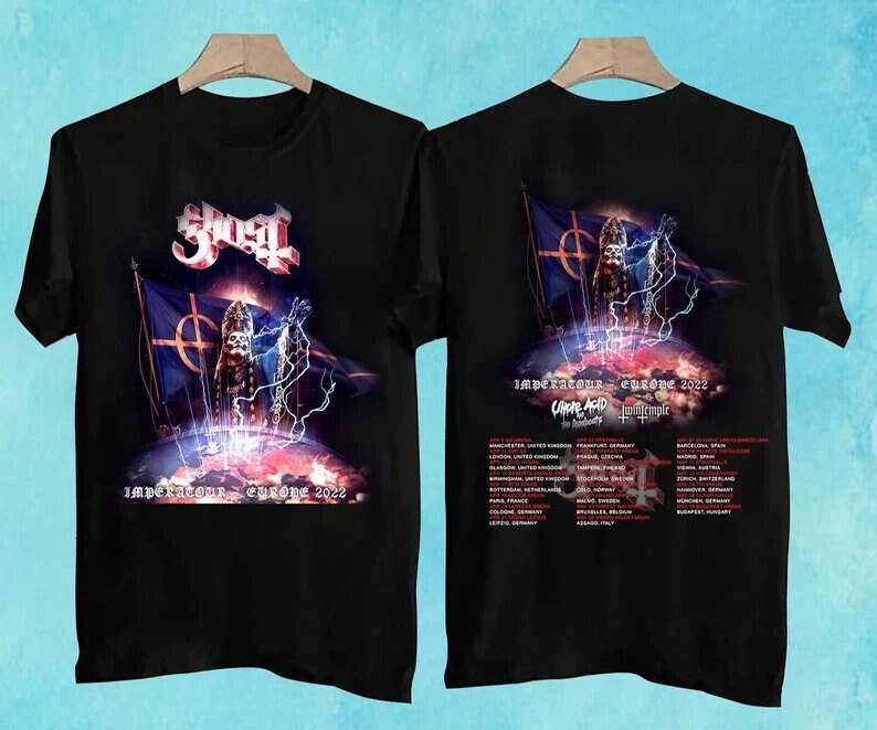 Ghost North American Tour 2022 Double Sided Tshirt