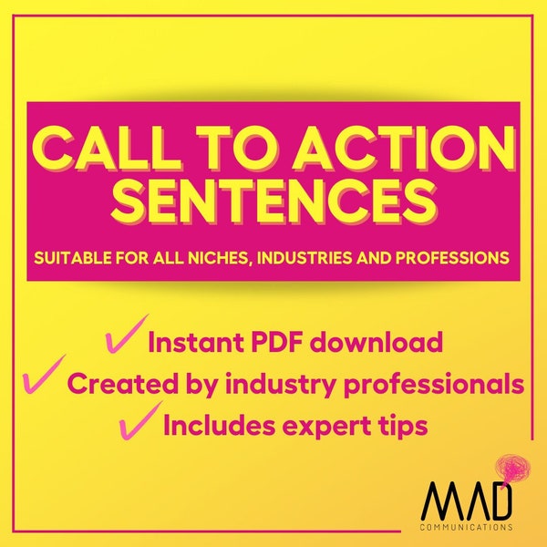 Call to Action Template - Etsy