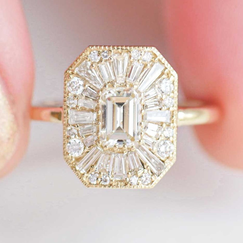 Ethereal Engagement Ring - Etsy