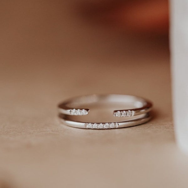 Open Gap Ring - Etsy