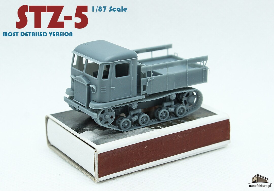 STZ-5 Russian Artilery Tractor 1/87 1/72 - Etsy