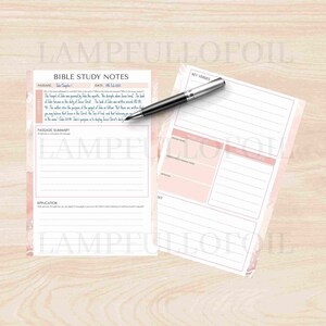 Bible Study Printable, Bible Chapter Summary, INSTANT DOWNLOAD Journal ...