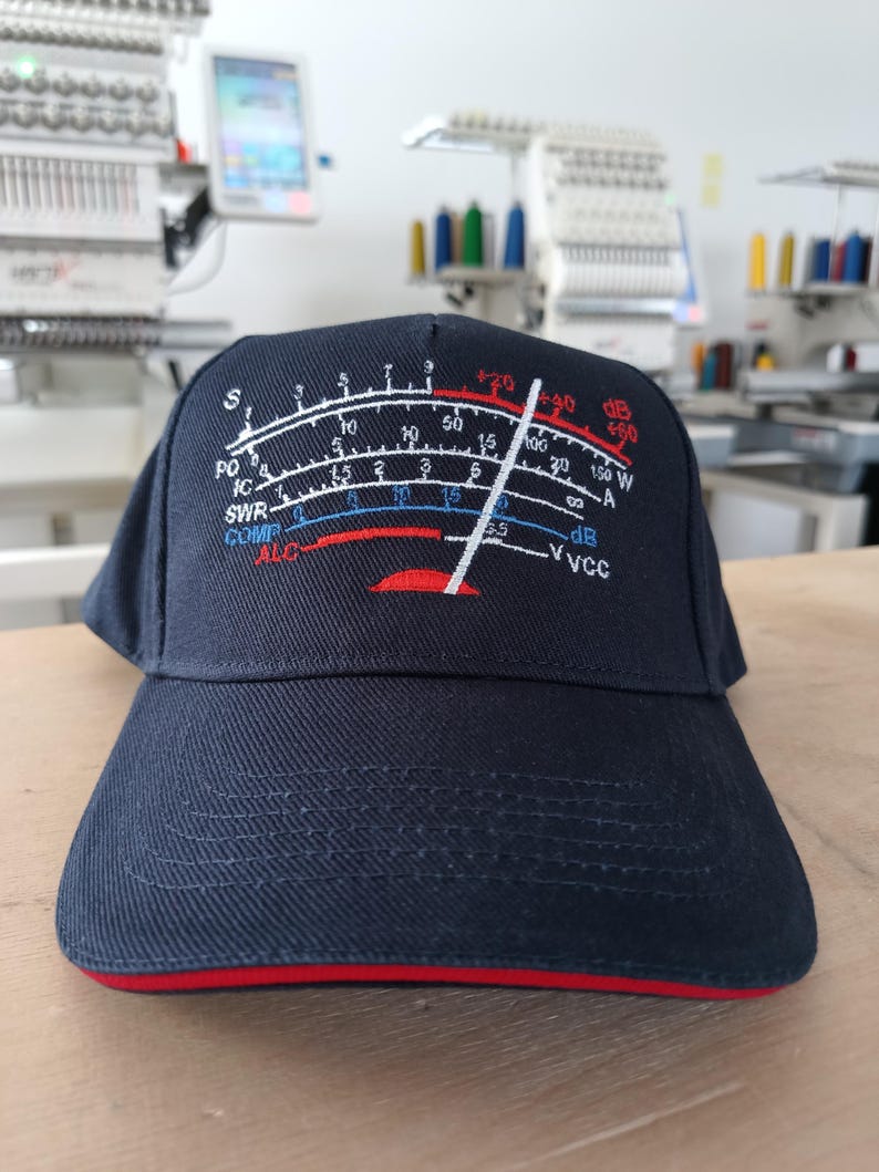 S-meter Ham Radio Cap With Callsign Personalised With Embroidery - Etsy