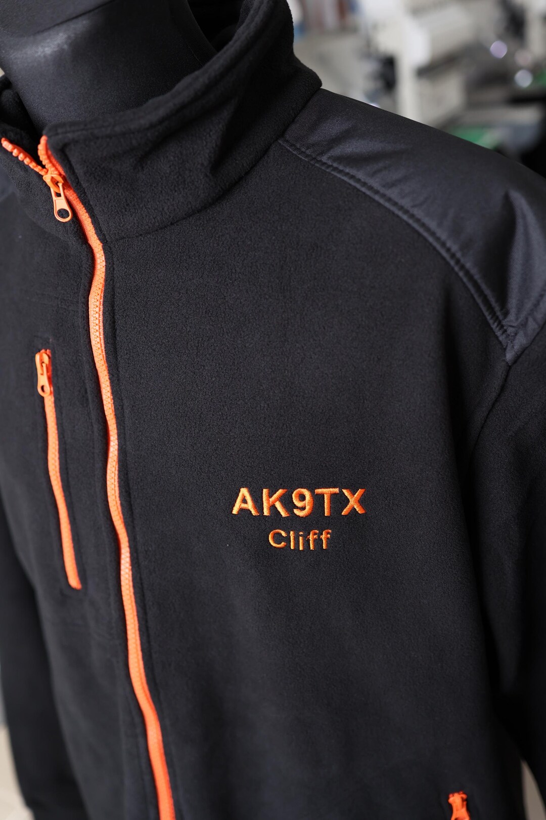 Personalized Ham Radio Fleece: Embroidered Callsign and Name Amateur ...