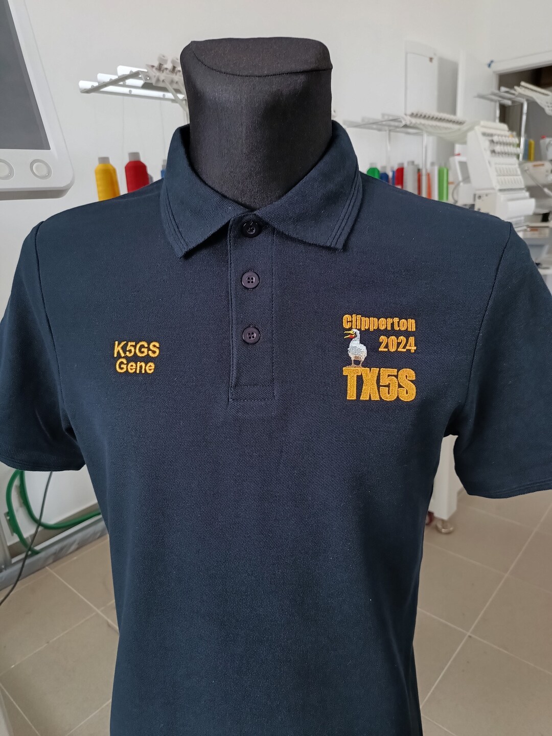 Clipperton Island TX5S Dxpedition 2024 Polo Shirt - Embroidered ...