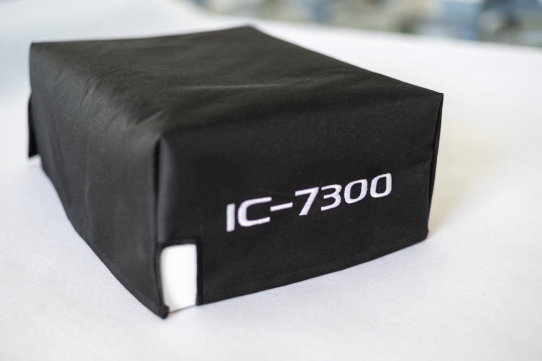 IC-7300 Dust Cover With MIC Window Waterproof Material Embroidered ...