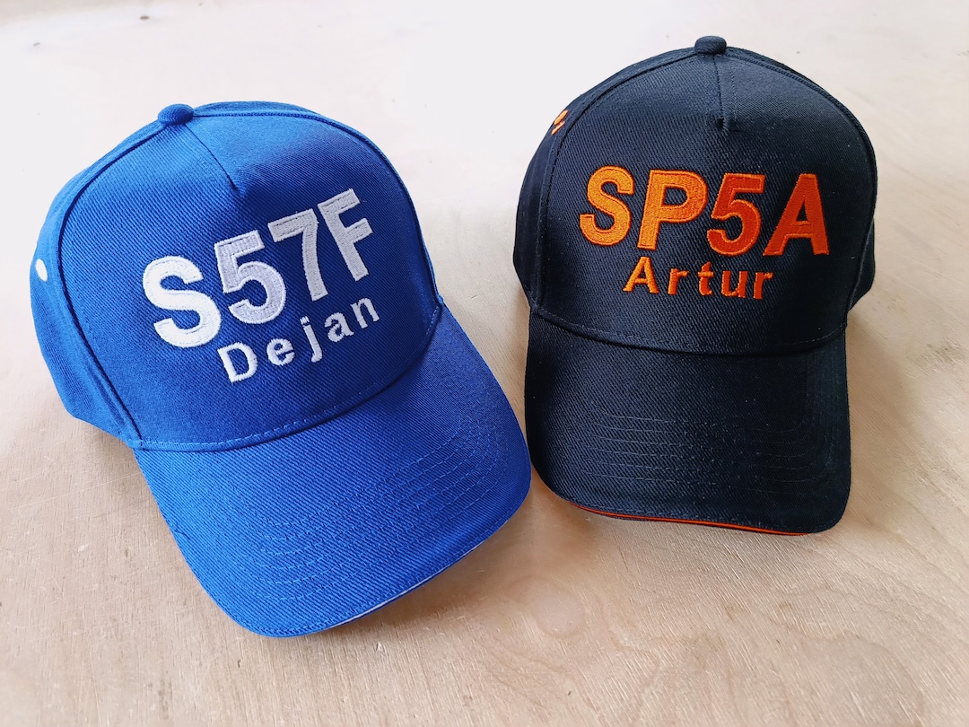 Ham Radio Cap With Callsign and Name Personalised With Embroidery - Etsy