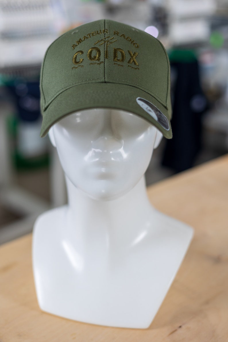 Unique Amateur Radio CQ DX Antenna Cw Ham Radio Cap Hat 100% Cotton ...