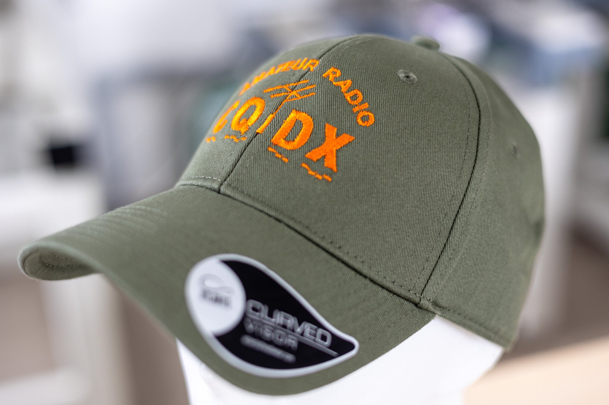 Unique Amateur Radio CQ DX Antenna Cw Ham Radio Cap Hat 100% Cotton ...