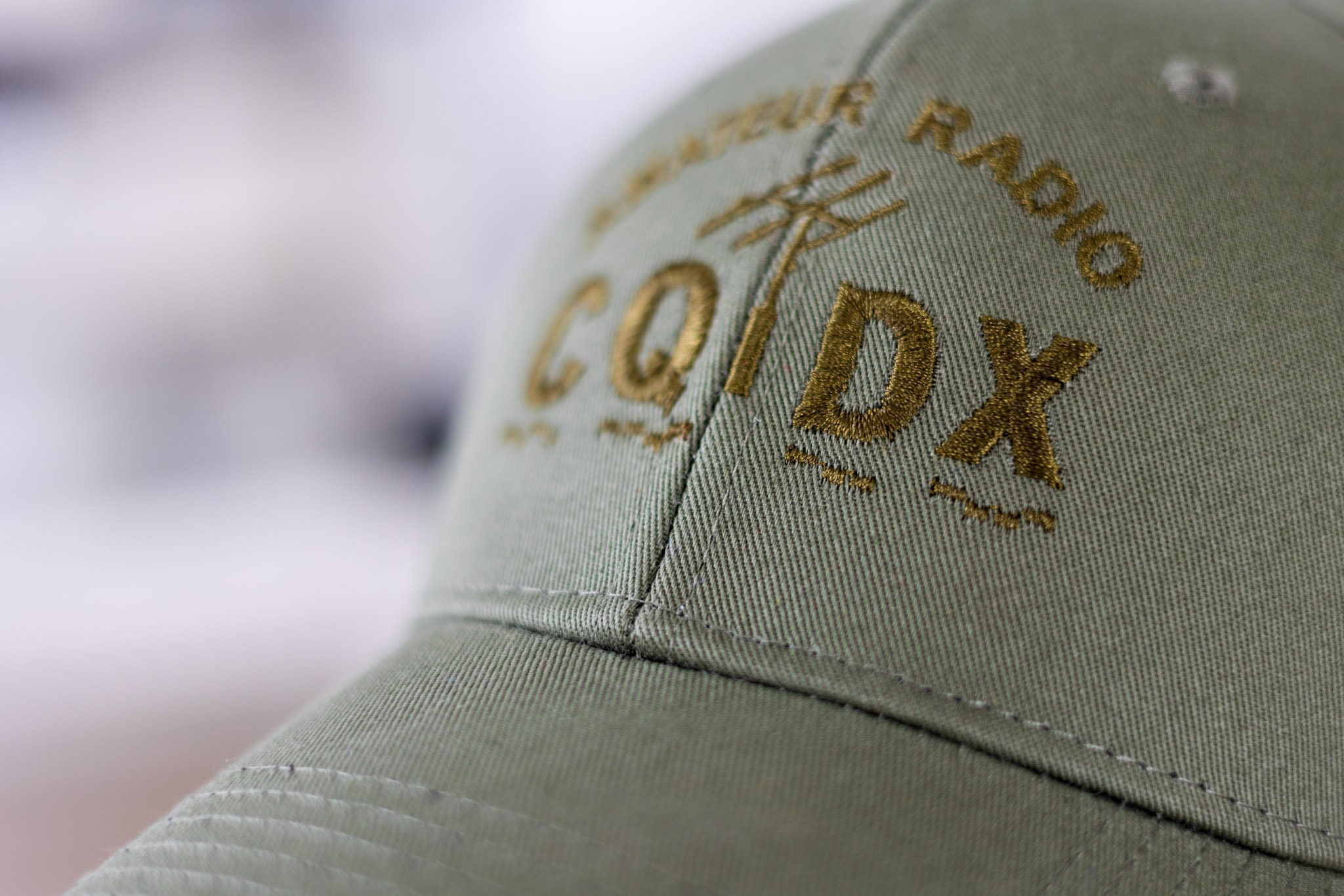 Unique Amateur Radio CQ DX Antenna Cw Ham Radio Cap Hat 100% Cotton ...