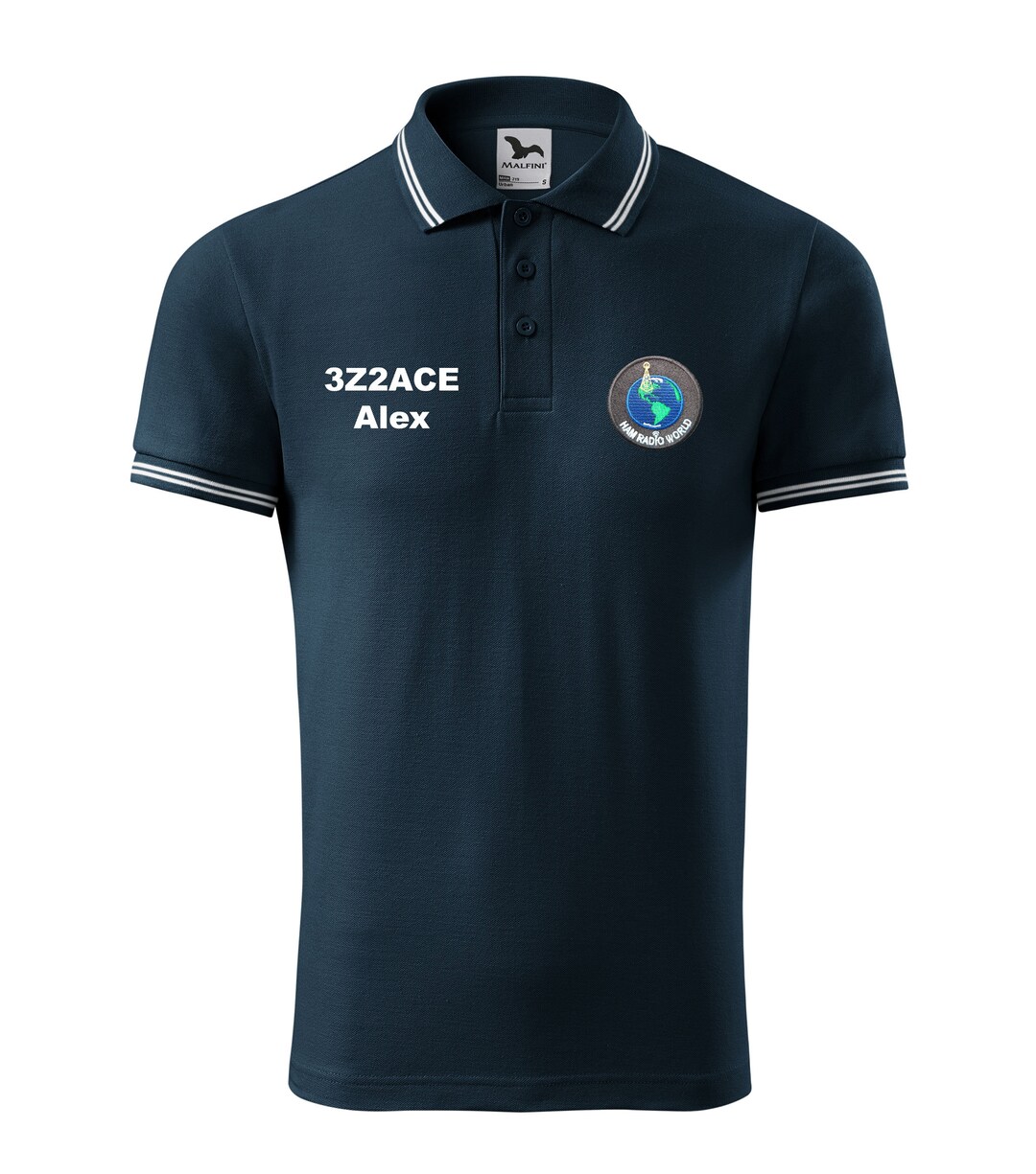Ham Radio World Official Merchandise Polo Urban - Personalised With ...
