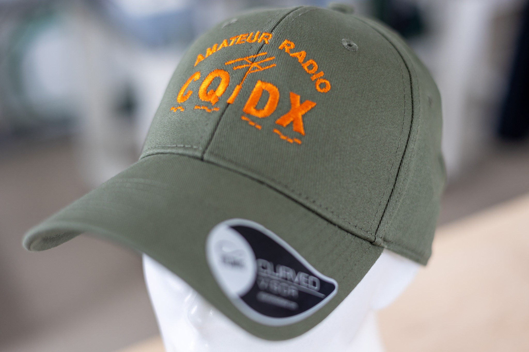 Unique Amateur Radio CQ DX Antenna Cw Ham Radio Cap Hat 100% Cotton ...