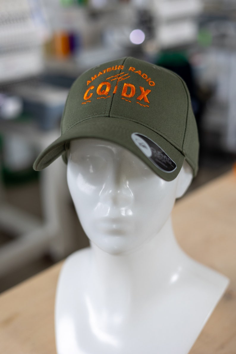Unique Amateur Radio CQ DX Antenna Cw Ham Radio Cap Hat 100% Cotton ...
