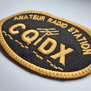 CQ DX CW Amateur Radio Station Embroidered Patch - Ham Radio Gift - Etsy