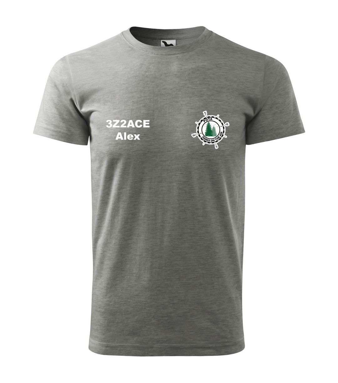 Personalized POTA T-shirt: Embroidered Callsign, Parks on the Air ...