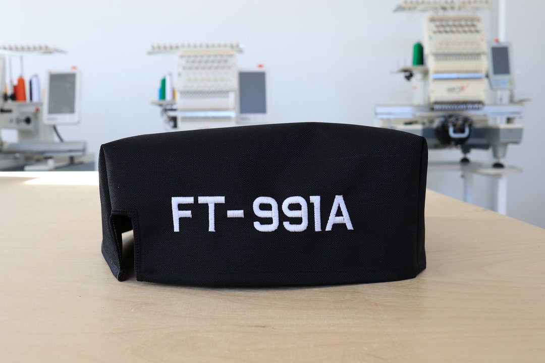FT-991A Dust Cover With MIC Window Waterproof Material Embroidered ...