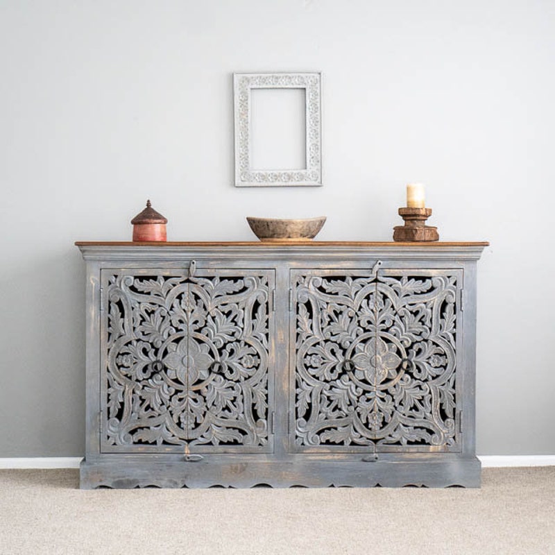 Grey Sideboard - Etsy