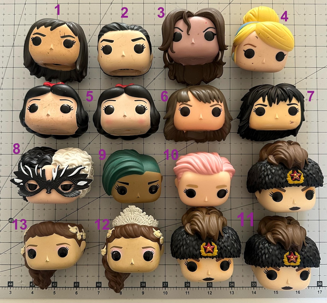 Funko POP Head Woman for Custom / Funko POP Head Woman Custom - Etsy