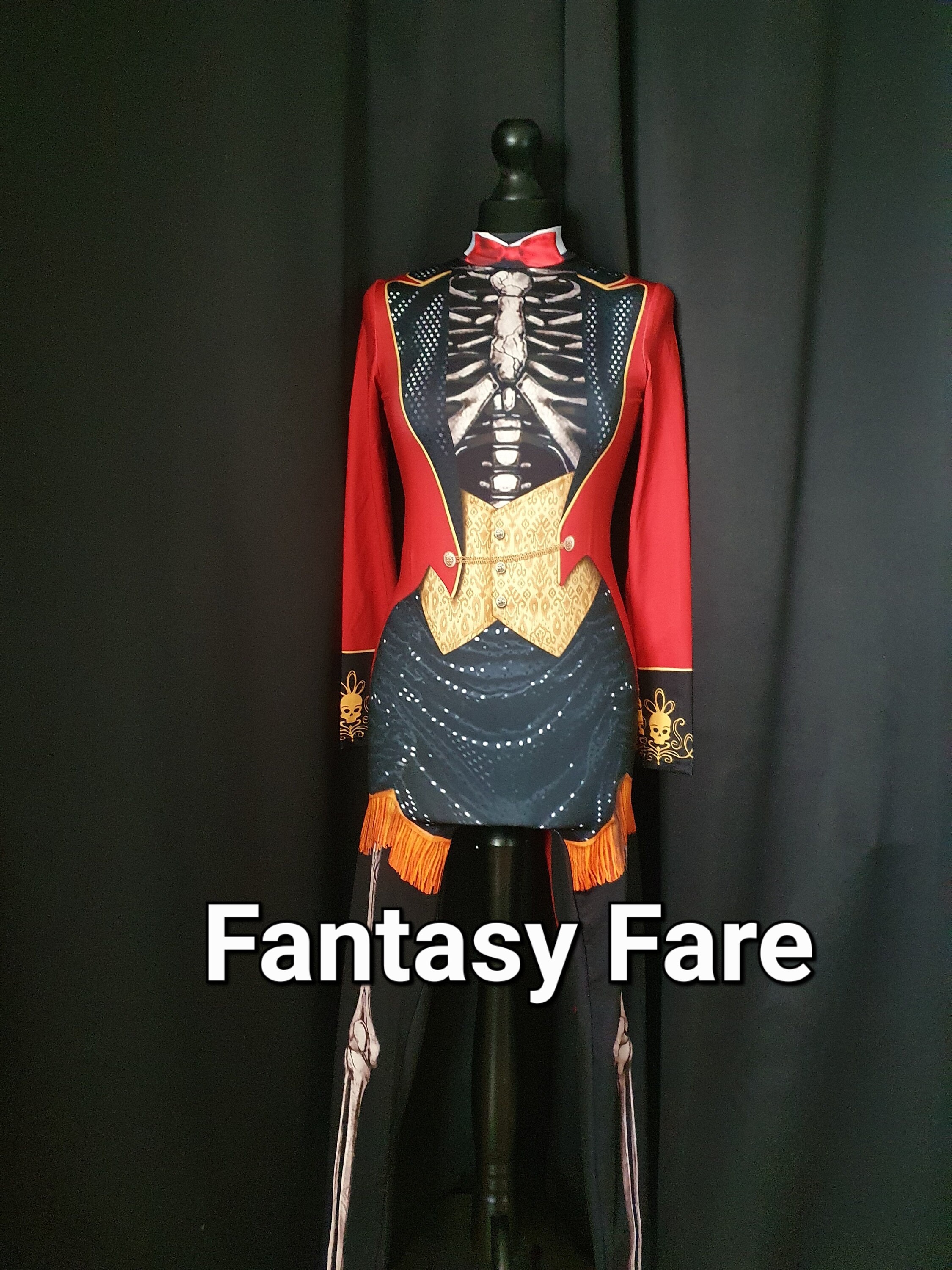 Ring Master /showman/ Skeleton /halloween /cosplay /stage Wear /3D ...