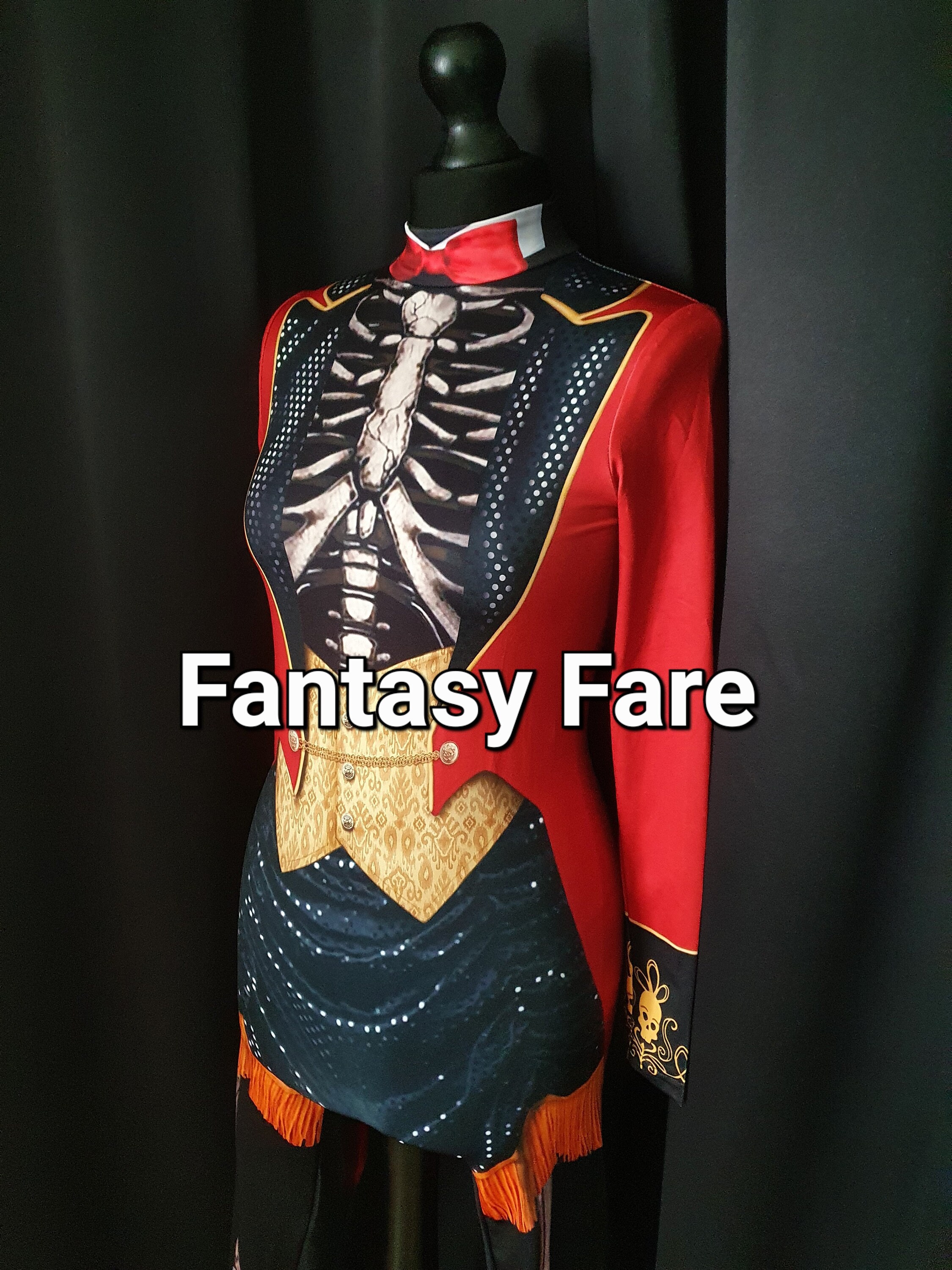 Ring Master /showman/ Skeleton /halloween /cosplay /stage Wear /3D ...