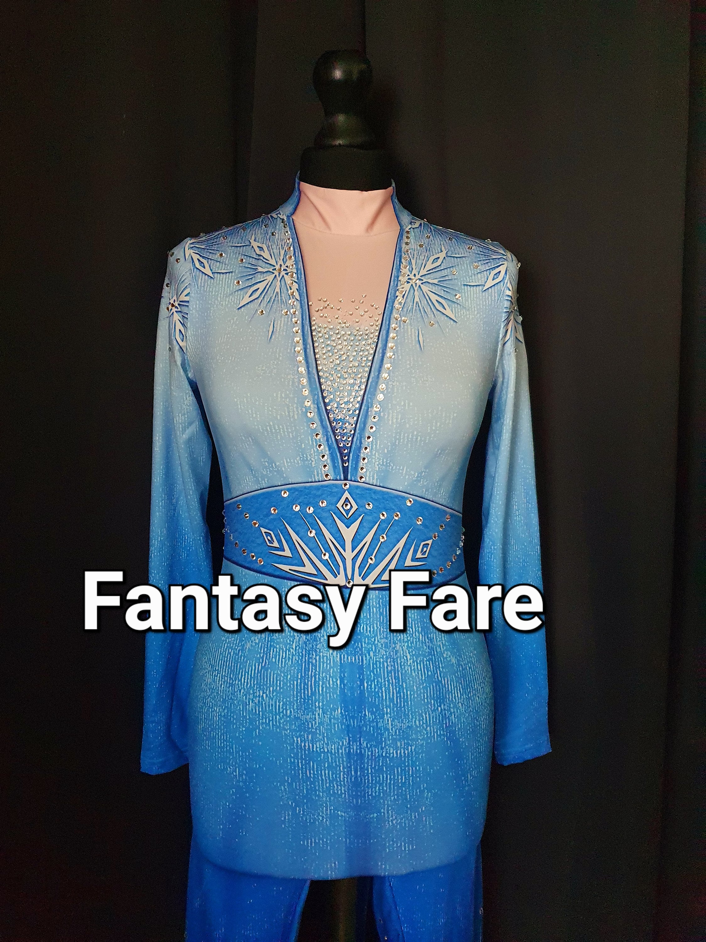 Disney Elsa Frozen Rhinestone Festival / Stage Wear / DJ / Rave ...