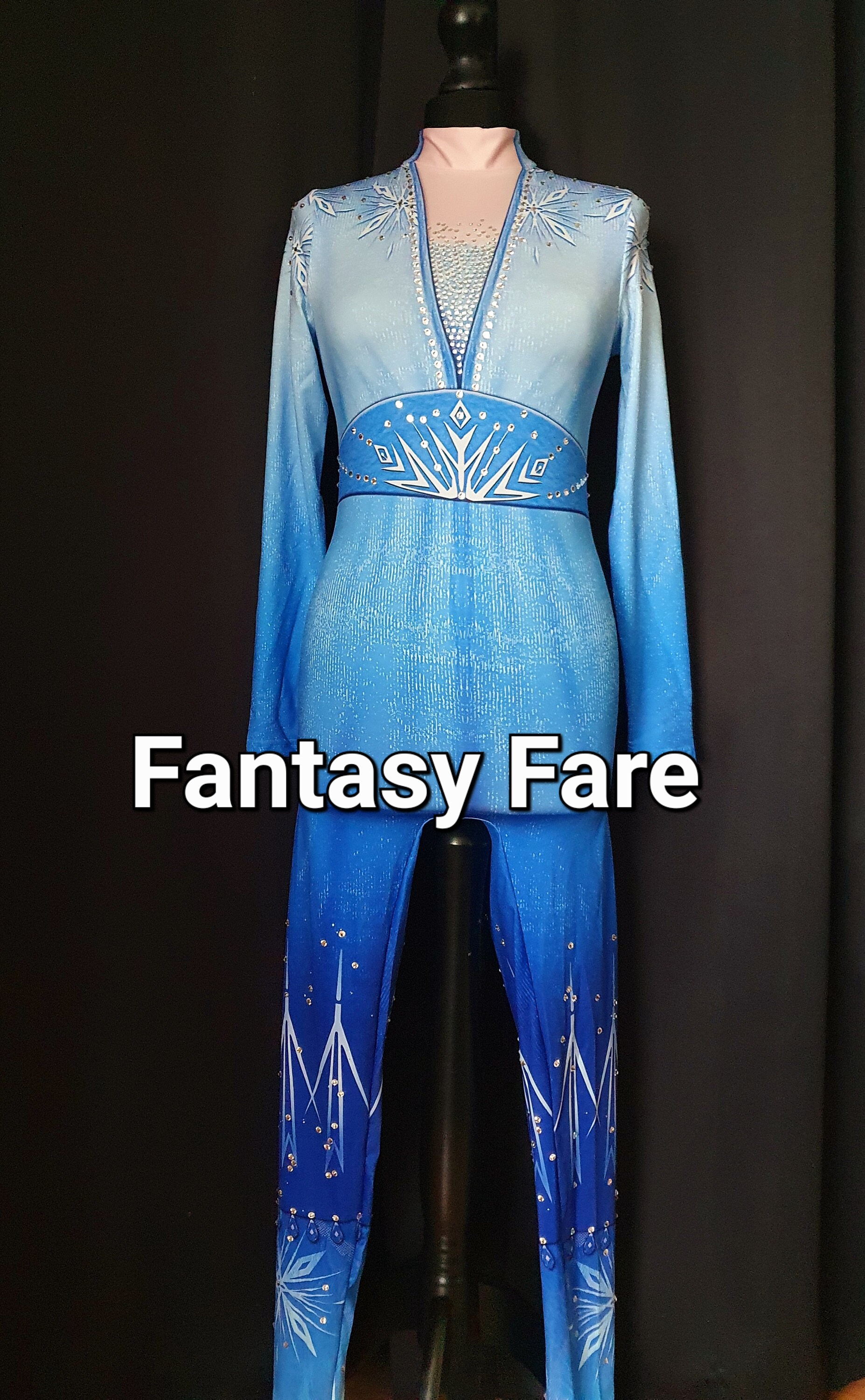 Disney Elsa Frozen Rhinestone Festival / Stage Wear / DJ / Rave ...