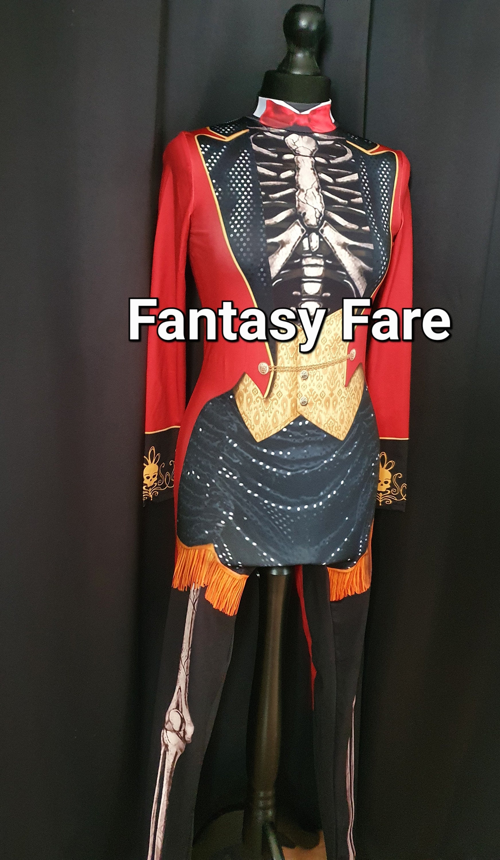 Ring Master /showman/ Skeleton /halloween /cosplay /stage Wear /3D ...
