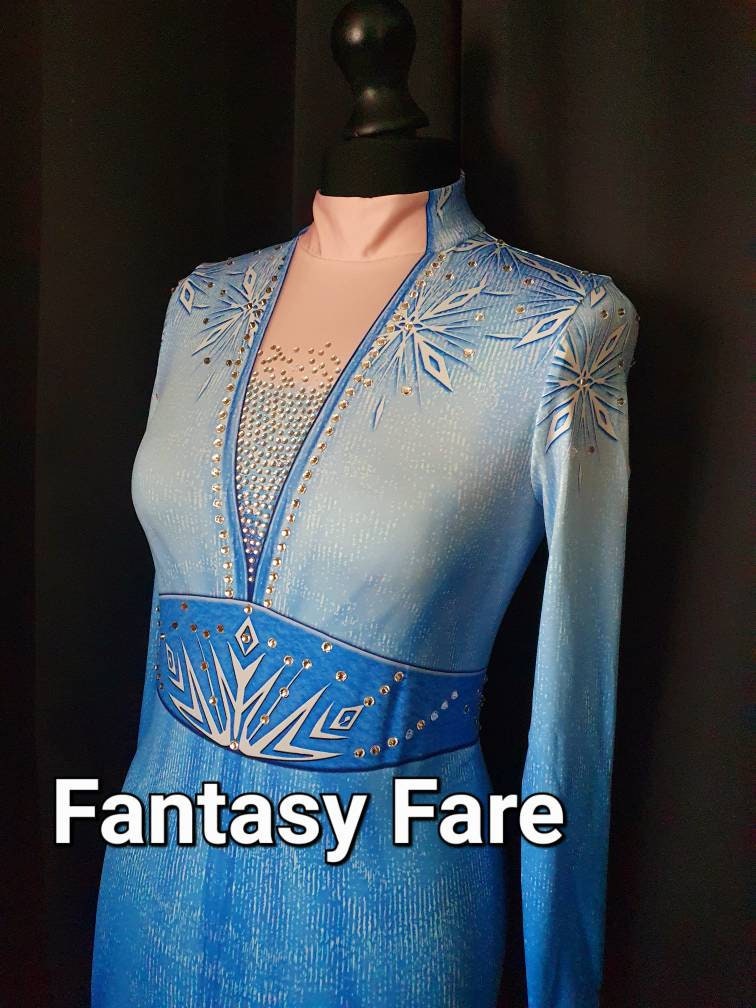 Disney Elsa Frozen Rhinestone Festival / Stage Wear / DJ / Rave ...
