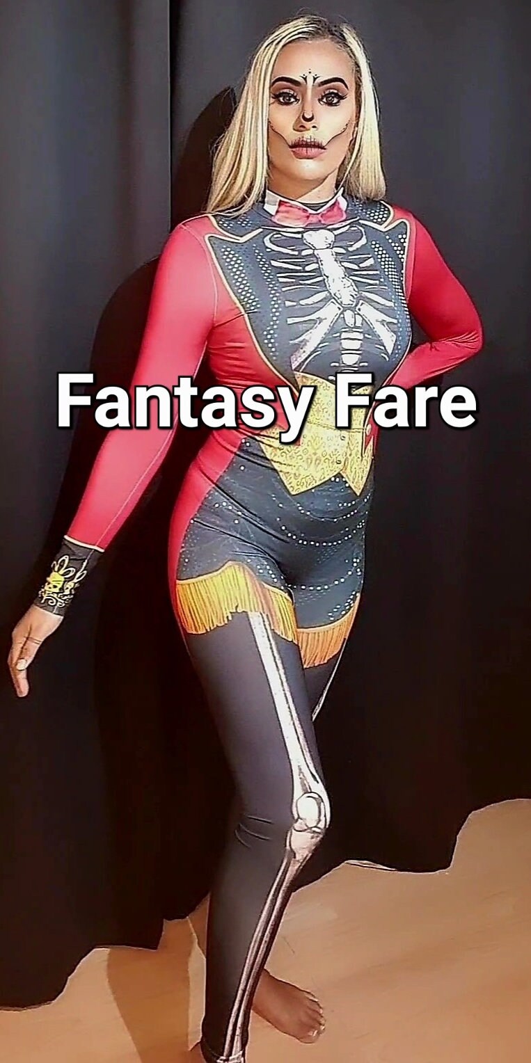 Ring Master /showman/ Skeleton /halloween /cosplay /stage Wear /3D ...