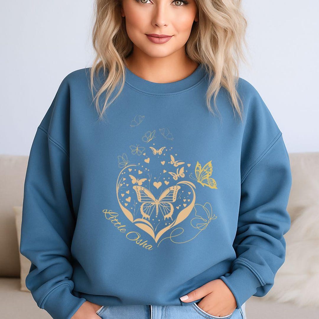 Quicksilver Sweatshirt | Little Osha Sword & Butterfly Design | Callie ...