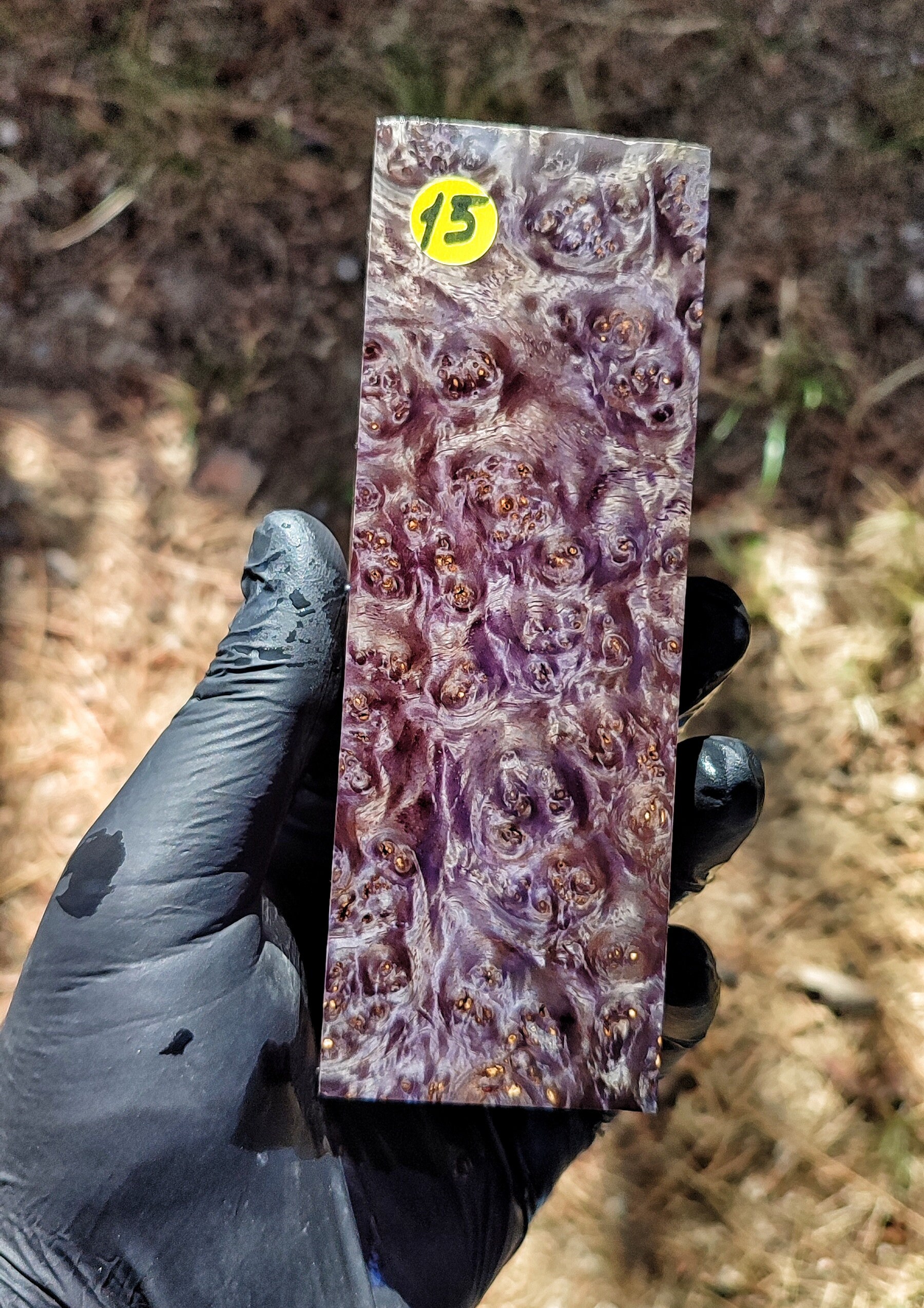 Stabilized Amboyna Burl Wood Woodturning Blank Gun Grip Handle - Etsy