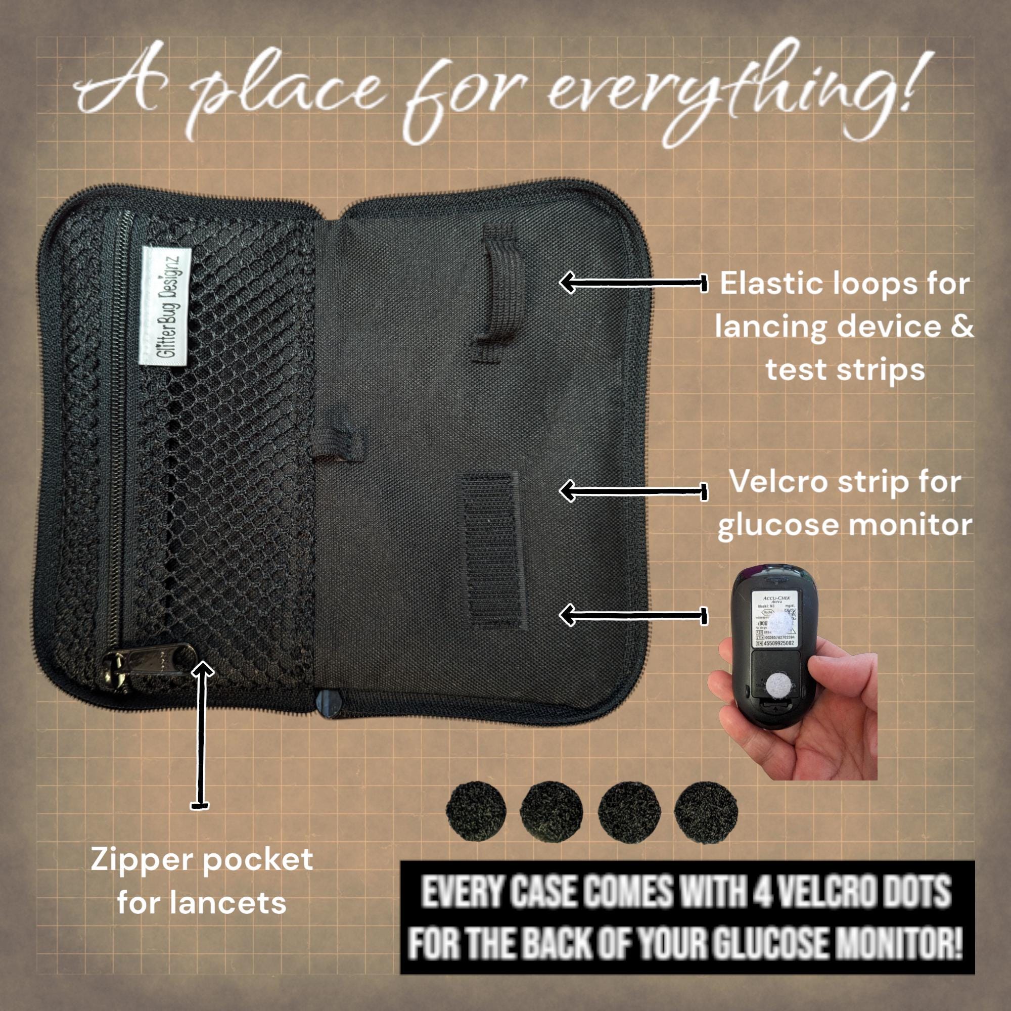 Mini Diabetic Case - Water Resistant Canvas - Etsy