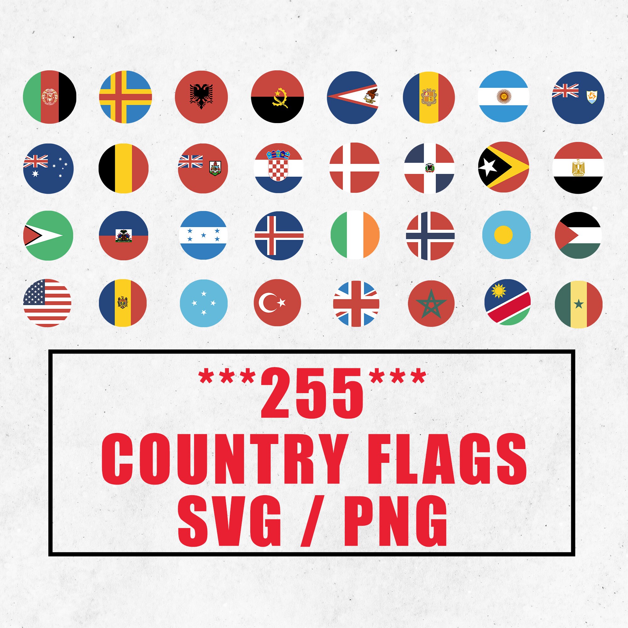 255 Country Flag Svg Png World Flag Png America Flag - Etsy Australia