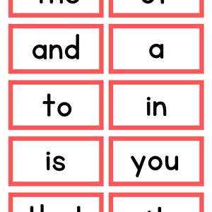 Fry's First Hundred Sight Words! Color Coded Flashcards! Sight Words ...